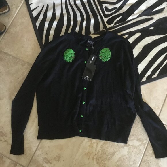 Hot Topic | Sweaters | Hot Topic Monsters Collection Cardigan Size 2x ...